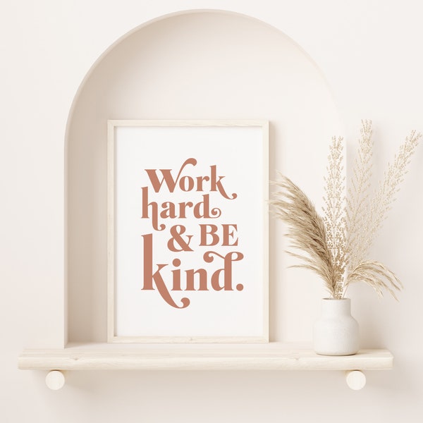 Work Hard - Etsy