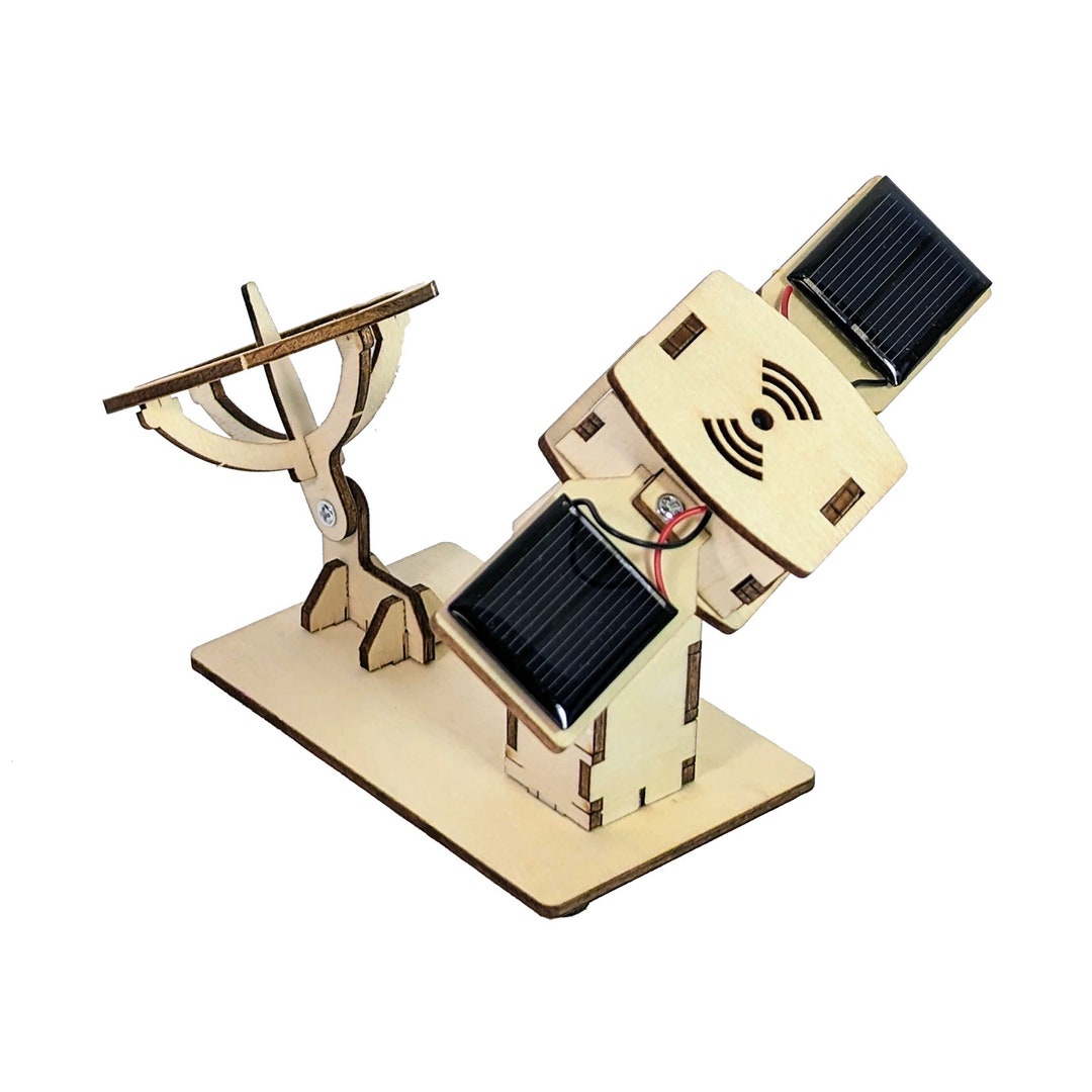Solar Made Solar Satellite - STEM Toy Kit - Etsy