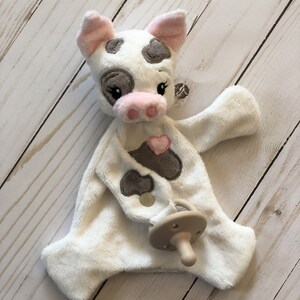 Pig Pacifier Holder Embroidery Design Digital Download Design - Etsy