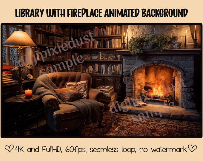 Animated Fairy Tree House Background, Vtuber Green Screen Overlay ...