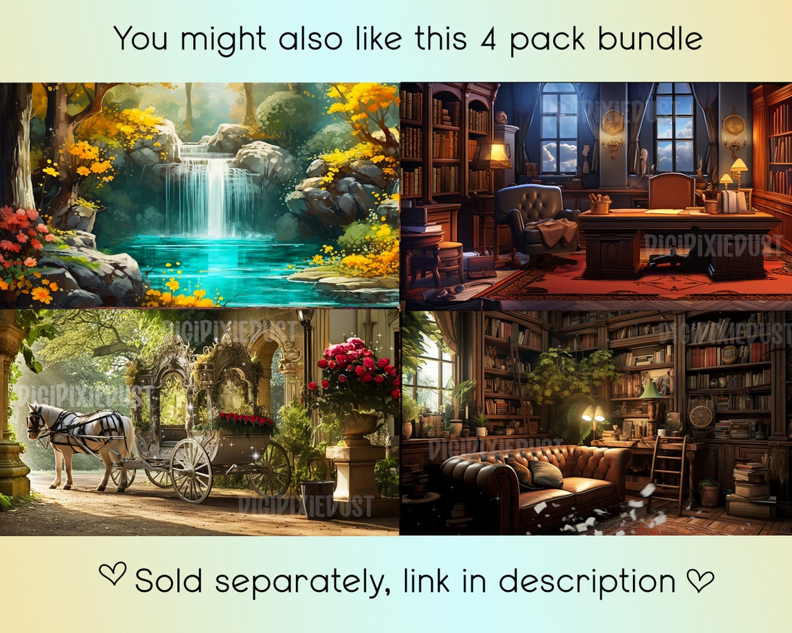 Animated Background | Detective Office for Green Screen, Vtuber ...