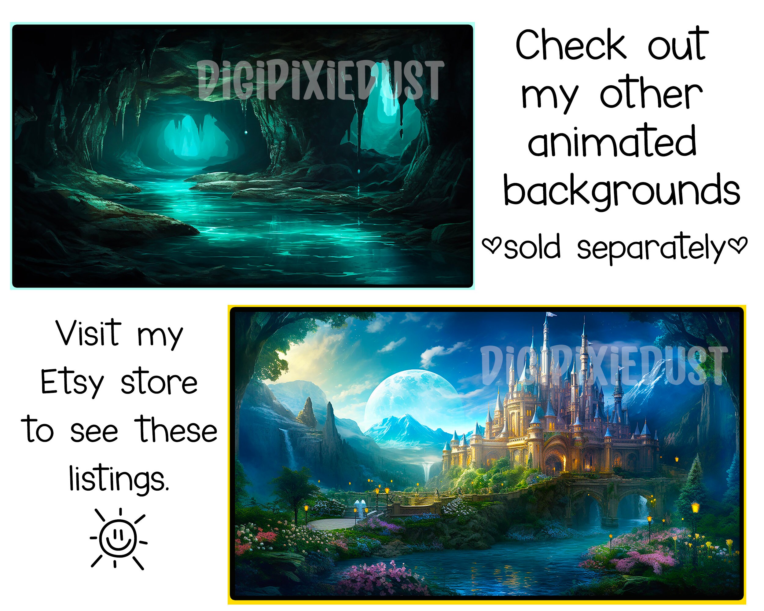 Animated Background Halloween Haunted House for Green Screen, Vtuber ...