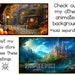 Magical Castle Animated Background, Sky Fantasy, Green Screen, Vtuber ...