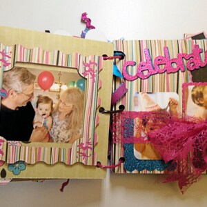 Custom/made to Order- Chipboard Word Album, Baby Word Album, Baby's ...