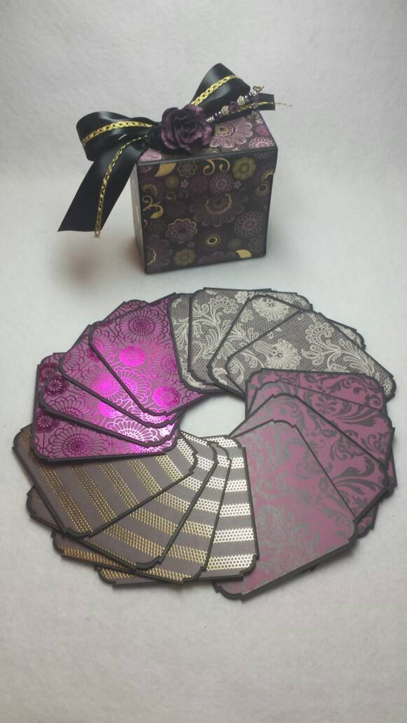 Handmade Mini Notecards Box Set, Lunchbox Notes, Blank Notecards, Card ...