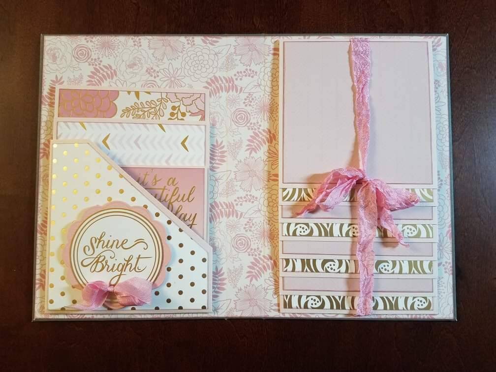 Custom Waterfall Folio, Foto Folio, Photo Folio, Chipboard Album, Mini ...