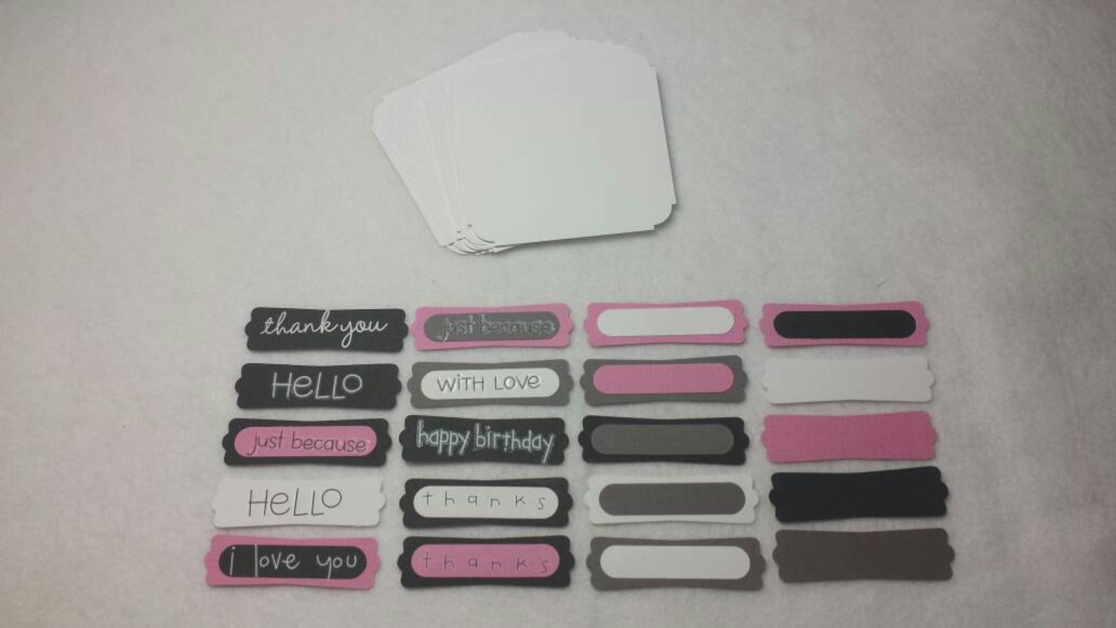 Handmade Mini Notecards Box Set, Lunchbox Notes, Blank Notecards, Card ...