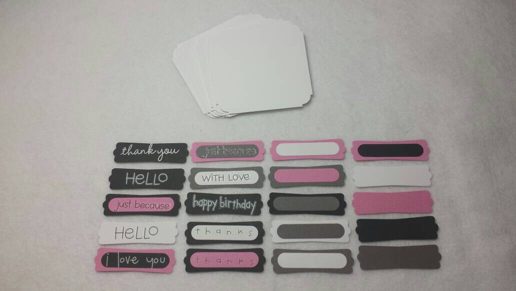 Handmade Mini Notecards Box Set, Lunchbox Notes, Blank Notecards, Card ...