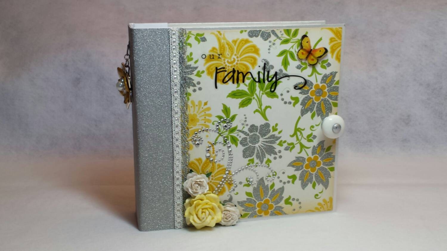 8x8 Mini Album, Scrapbook, Photo Album, Memory Album, Chipboard Album ...