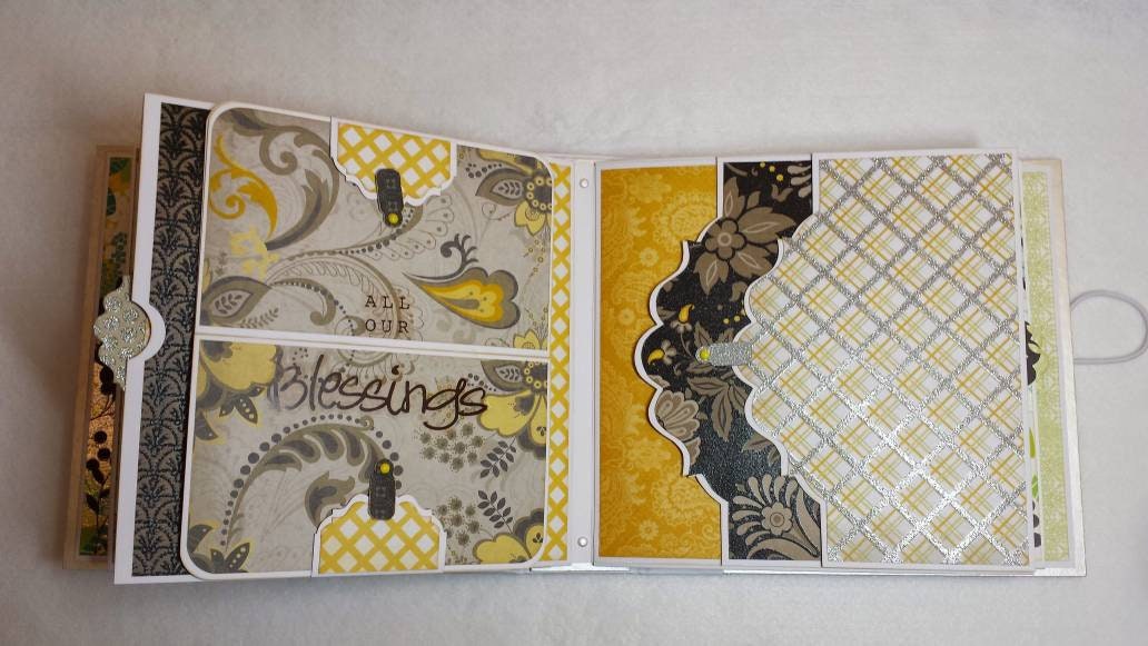 8x8 Mini Album, Scrapbook, Photo Album, Memory Album, Chipboard Album ...