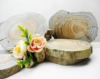 Tree trunk slices | Etsy