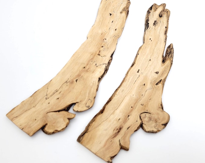 Live Edge Reclaimed Wood Planks - Root Wood Boards for Crafts Epoxy ...