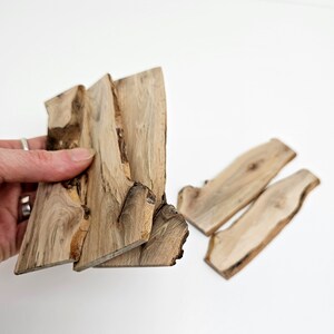 Set of Mini Planks Tree Branch Wood Diy Wood Art, Resin Woodworking ...
