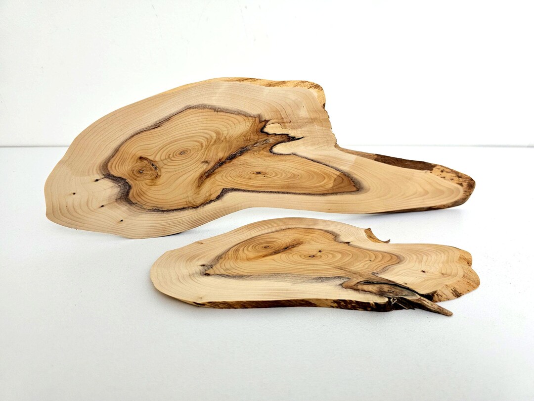 Yew Wood Slabs, Thin Oblong Planks Diy Crafts Woodworking Hobby or ...