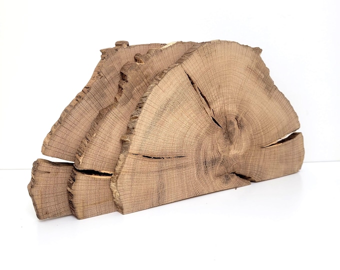 Unfinished Raw Oak Half Round Slab, Hobby DIY Woodcrafts - Etsy