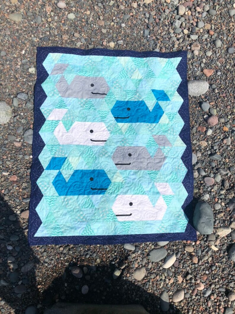 Whale Watching Quilt Pattern - Physical Copy - Etsy Canada