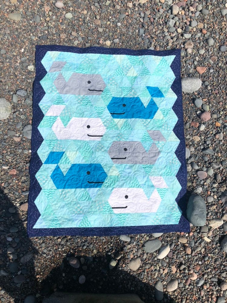 Whale Watching Quilt Pattern - Physical Copy - Etsy Canada