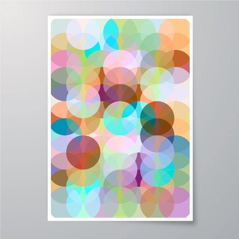 Printable, Circle Colorful - Geometric II, Art for home, Wall decor ...