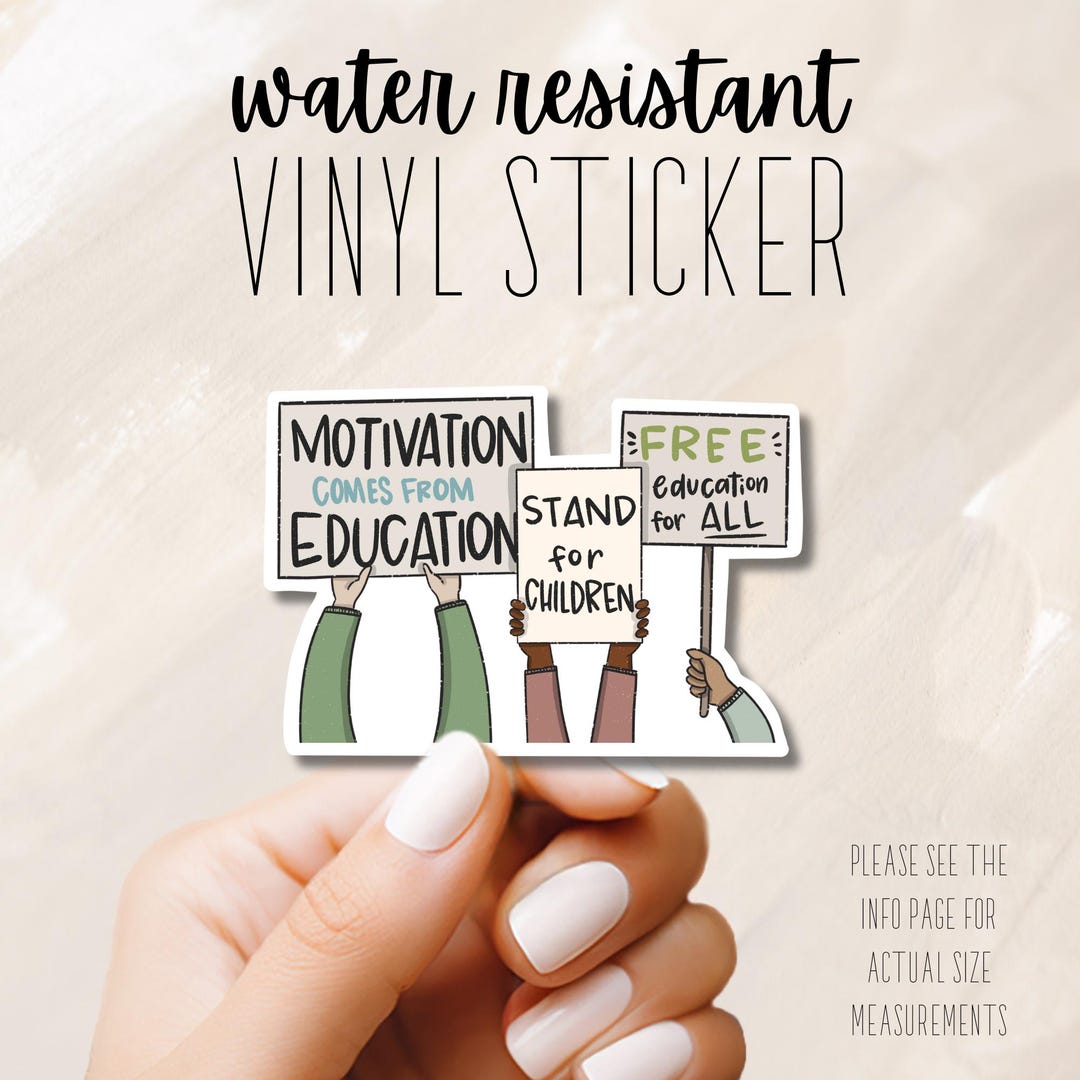 Education Rights for All Protest Picket Sticker | Learning Equality ...