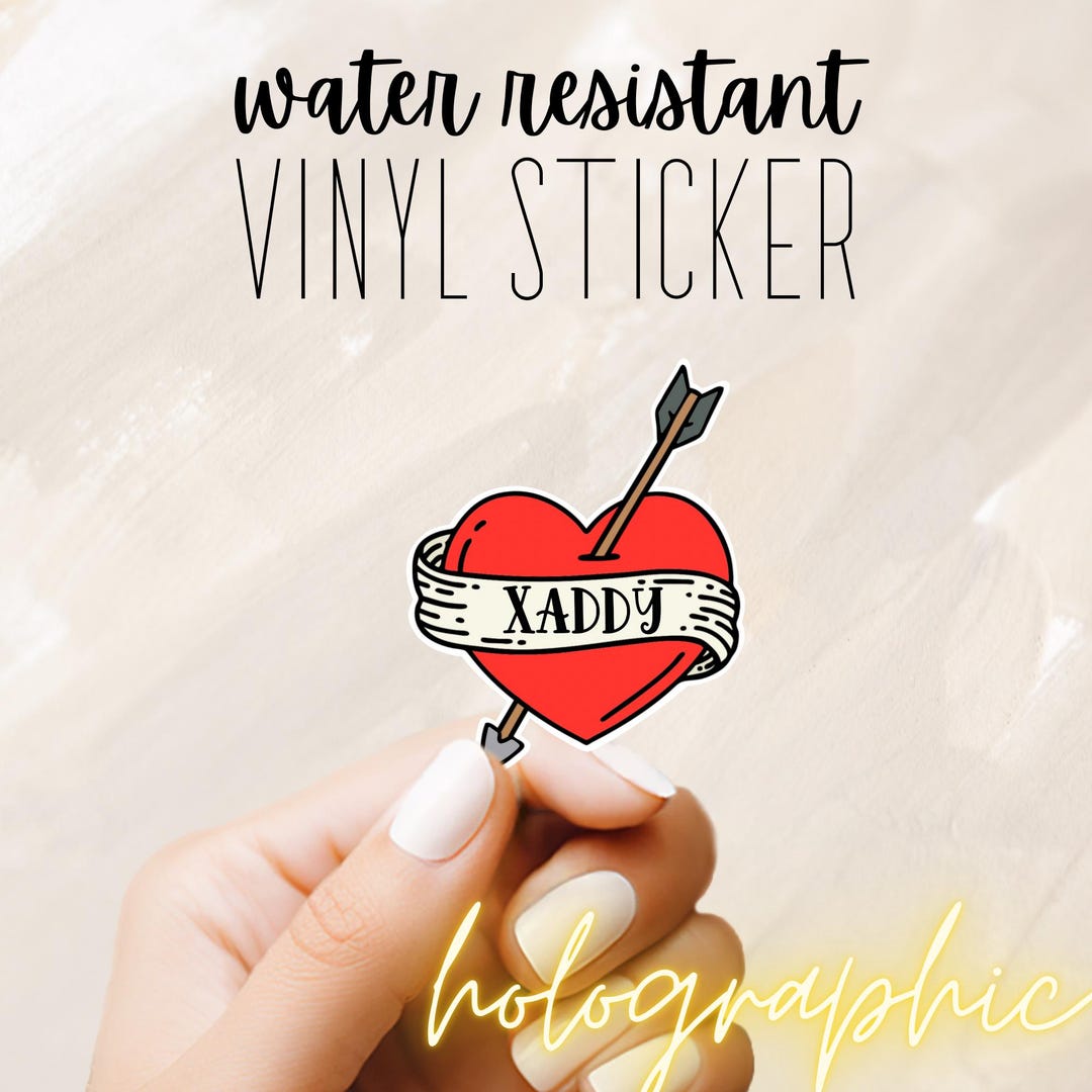 Xaddy Xaden Riorson Holographic Sticker - Fourth Wing Iron Flame Onyx ...