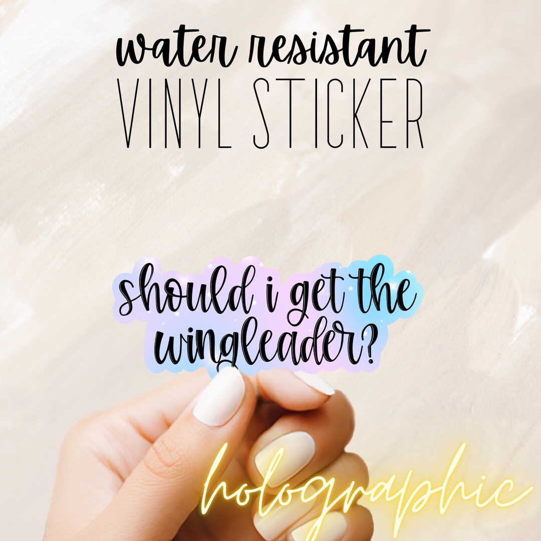 Should I Get the Wingleader Holographic Fourth Sticker | Tairn Quote ...