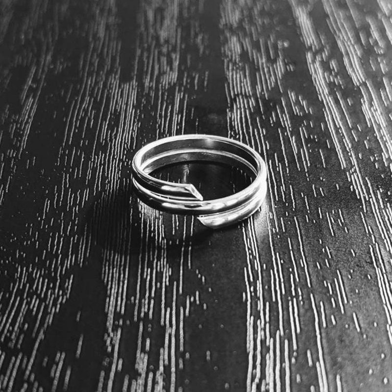 Men Plain Silver Ring - Etsy
