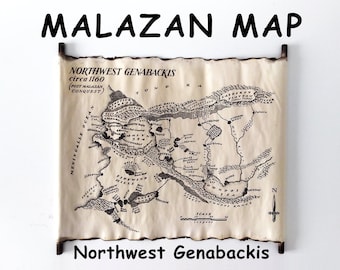 Malazan Empire Map - Etsy