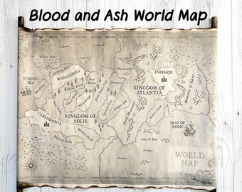 The Land Map Chronicles of Thomas Covenant High-quality Print for ...