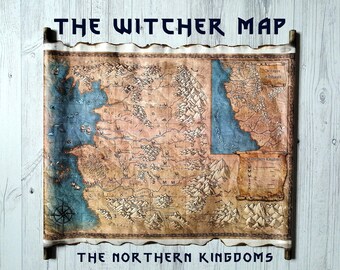 Novigrad Vizima Map - Etsy