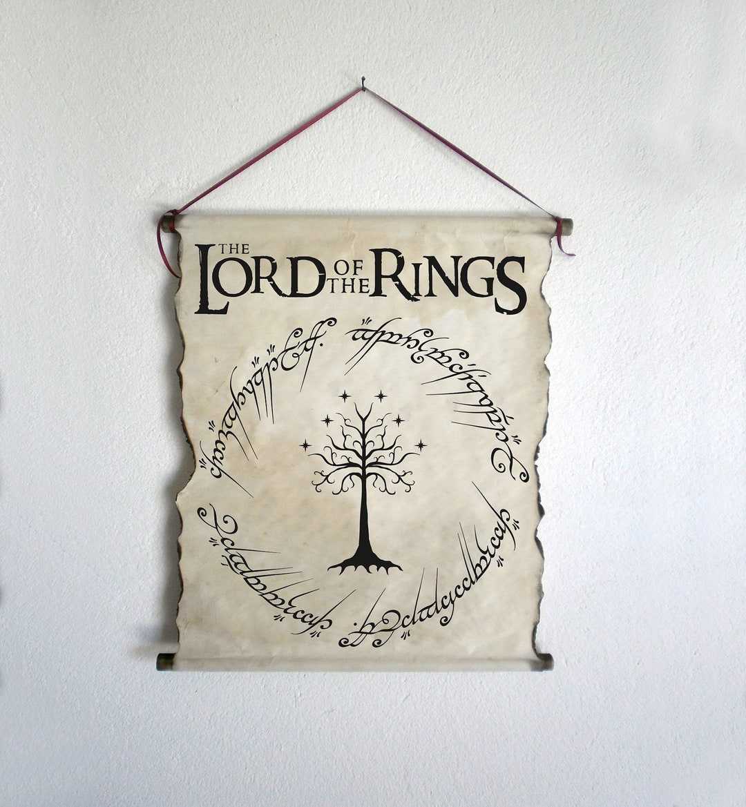 White Tree of Gondor and Lord of the Rings the One Ring to Rule Them ...