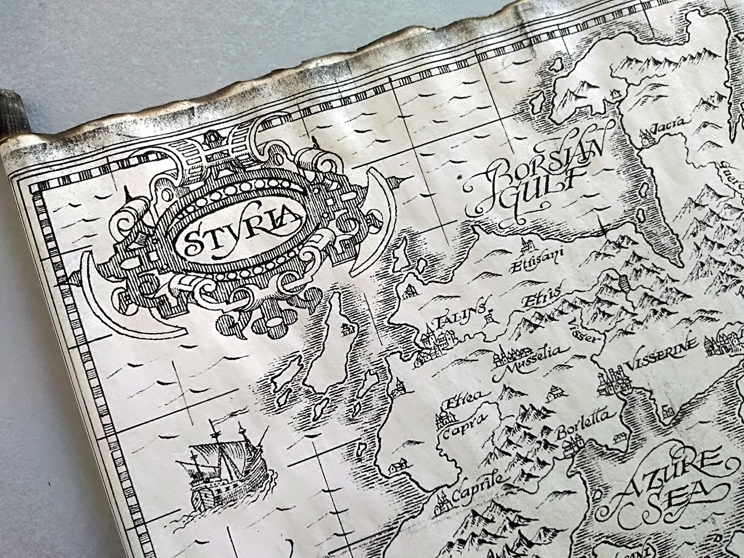 Styria Map the Circle of the World Map the First Law Map on - Etsy UK