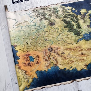 An Ember in the Ashes Scroll Map, the Empire Map, A Torch Against the ...