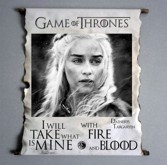 Game Of Thrones Poster Daenerys