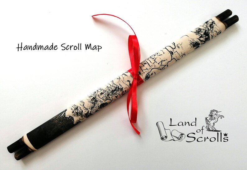 An Ember in the Ashes Map on Handmade Scroll the Empire Map - Etsy