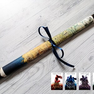 An Ember in the Ashes Scroll Map, the Empire Map, A Torch Against the ...