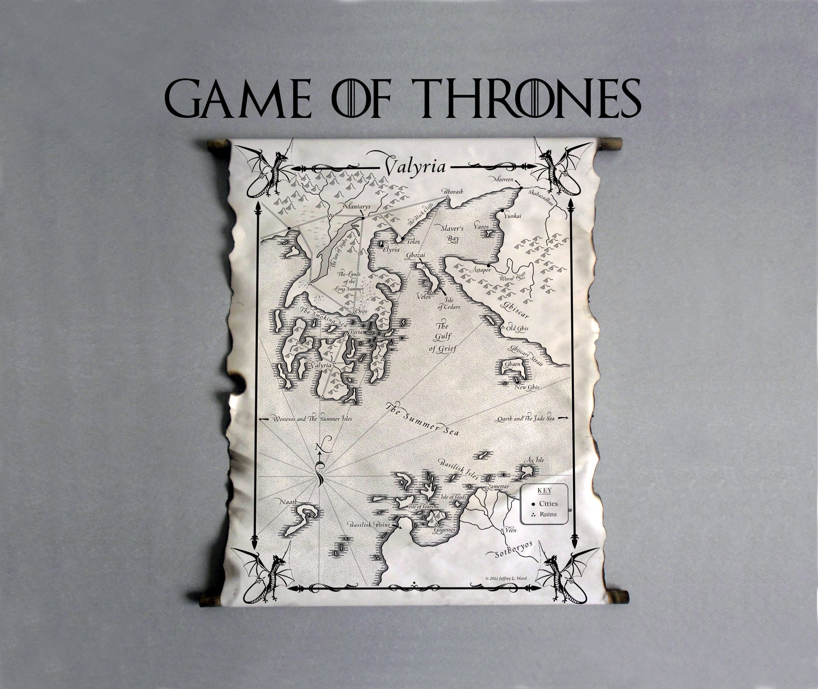 Astapor Game Of Thrones Map