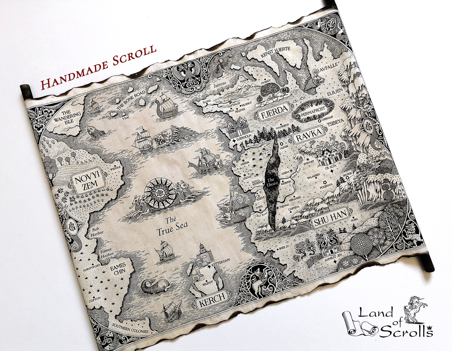 The Grishaverse Map Grisha Trilogy Map Scroll Shadow and - Etsy Australia