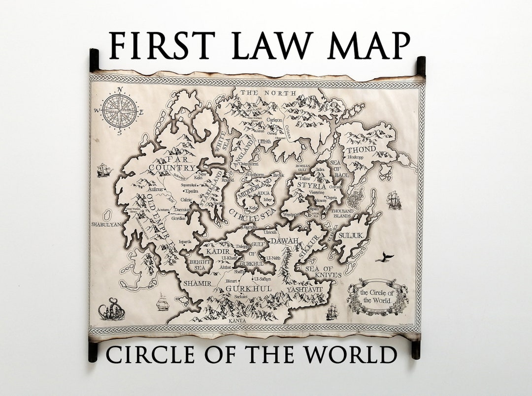 First Law Map, Circle of the World Map by Land of Scrolls, Joe ...