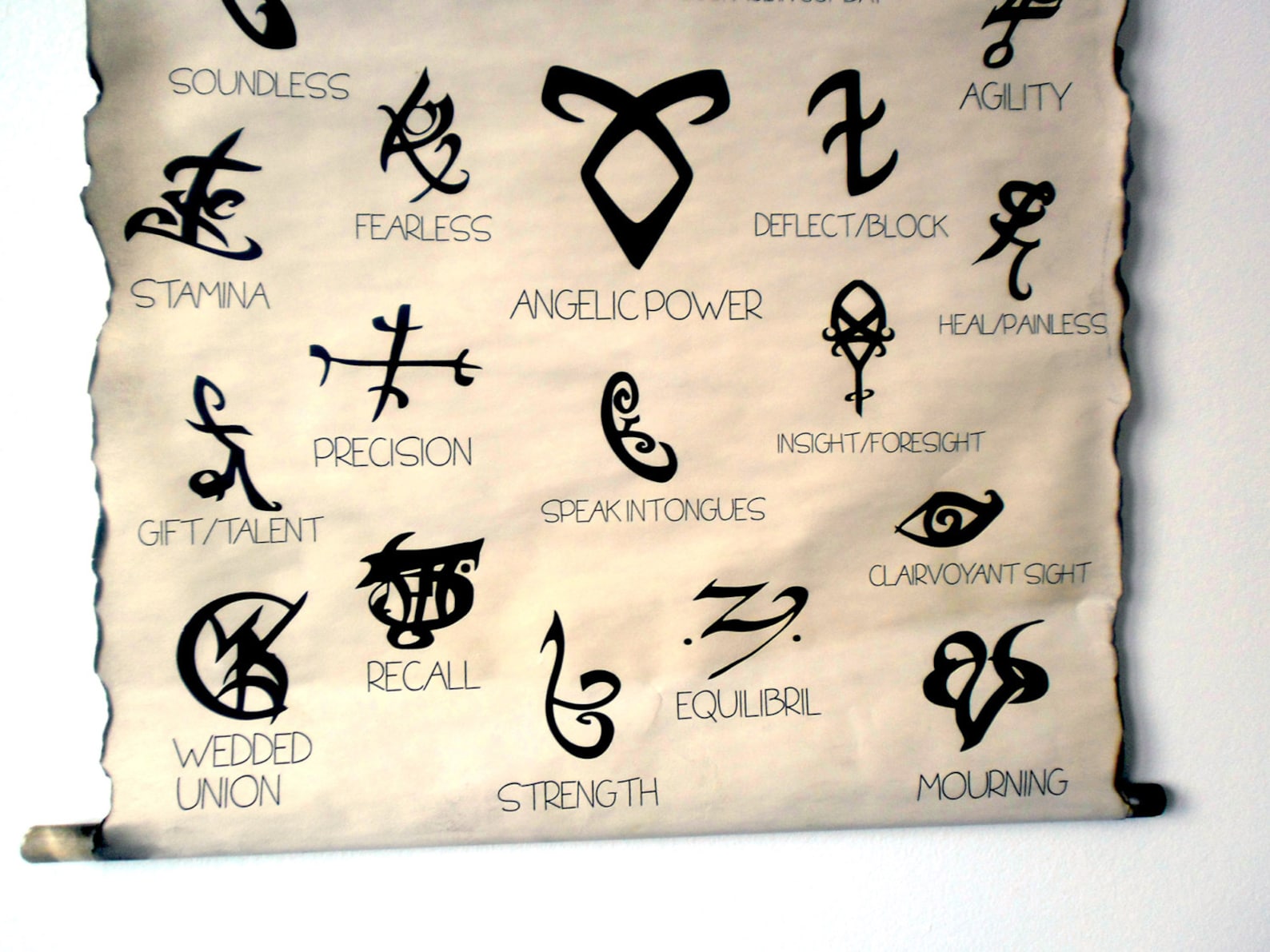 SHADOWHUNTERS Runes the Mortal Instruments Books Runes by - Etsy