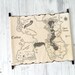 Map of Erilea Map of the World of Throne of Glass Sarah J. - Etsy