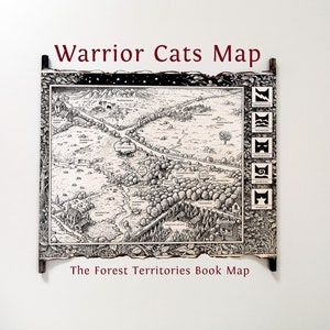 Warrior Cats Book Map the Forest Territories, the Prophecies Begin Map ...