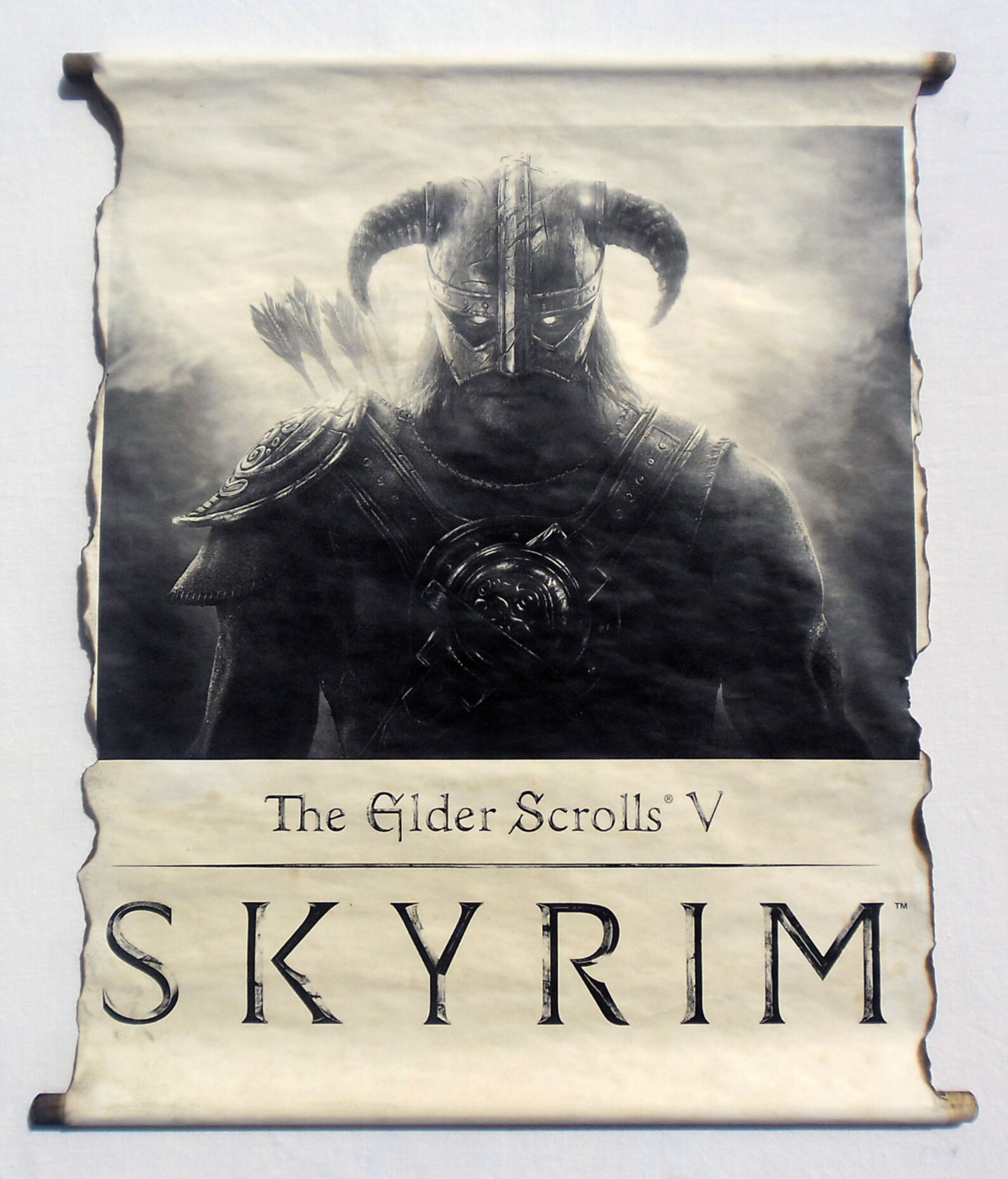The Elder Scrolls V Skyrim Nord Poster Handmade Scroll Skyrim | Etsy