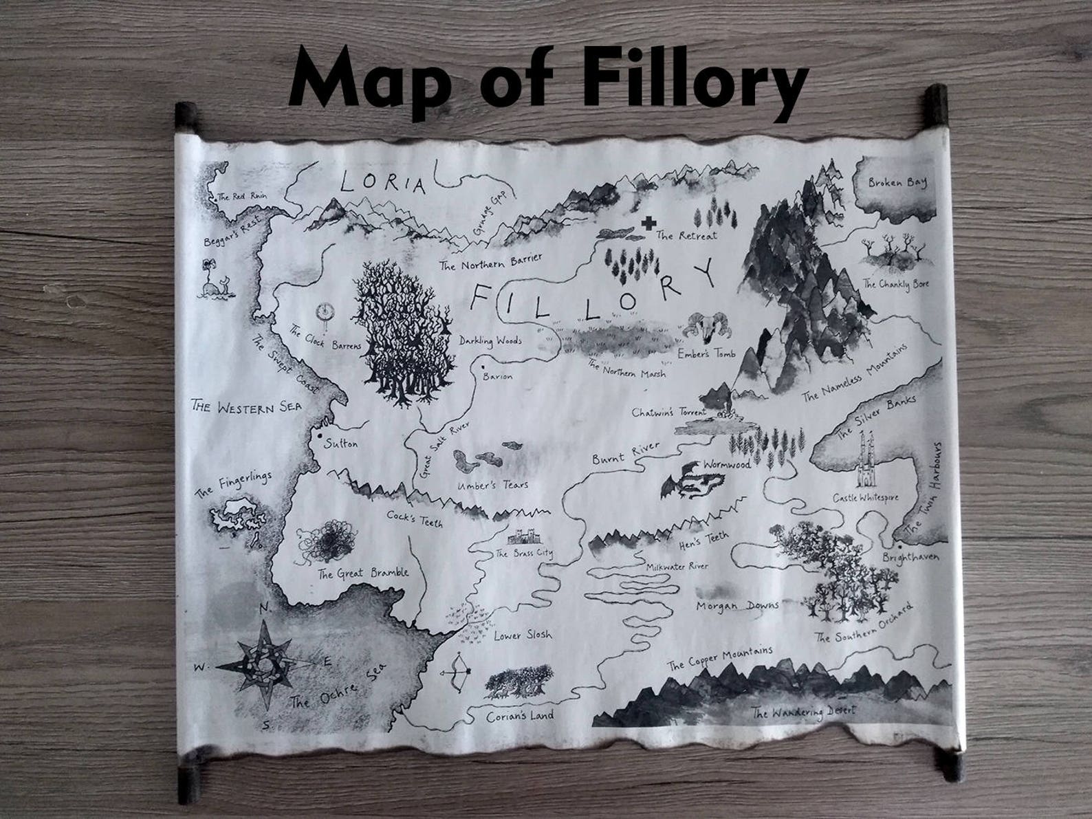 Map of Fillory the Magicians Map Quentin Coldwater Map - Etsy