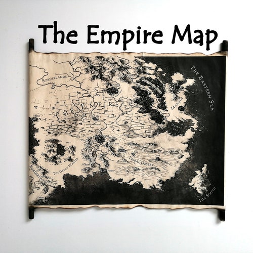 Lunathion Map Crescent City Map House of Earth and Blood Map - Etsy ...