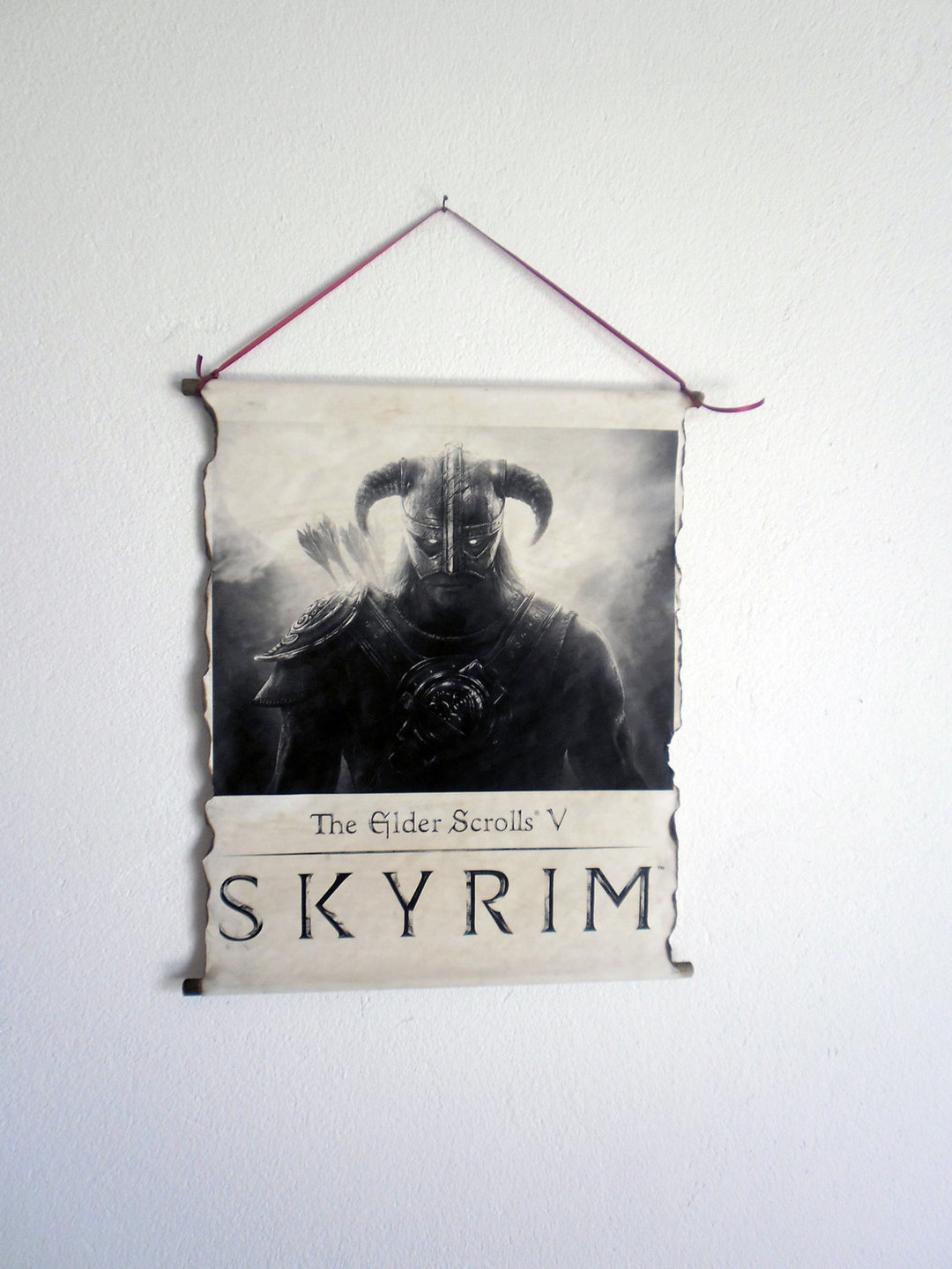 The Elder Scrolls V Skyrim Nord Poster Handmade Scroll Skyrim - Etsy