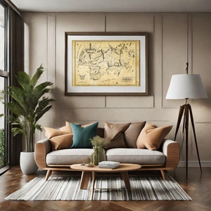 Conan Map Poster, the World of Hyboria Map Poster, Age of Conan Map ...