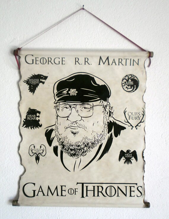 Game of Thrones George R. R. Martin Famous Fantasy Writer Game | Etsy