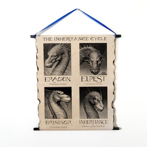 Inheritance Cycle Book Covers Poster on Handmade Scroll Poster Eragon ...