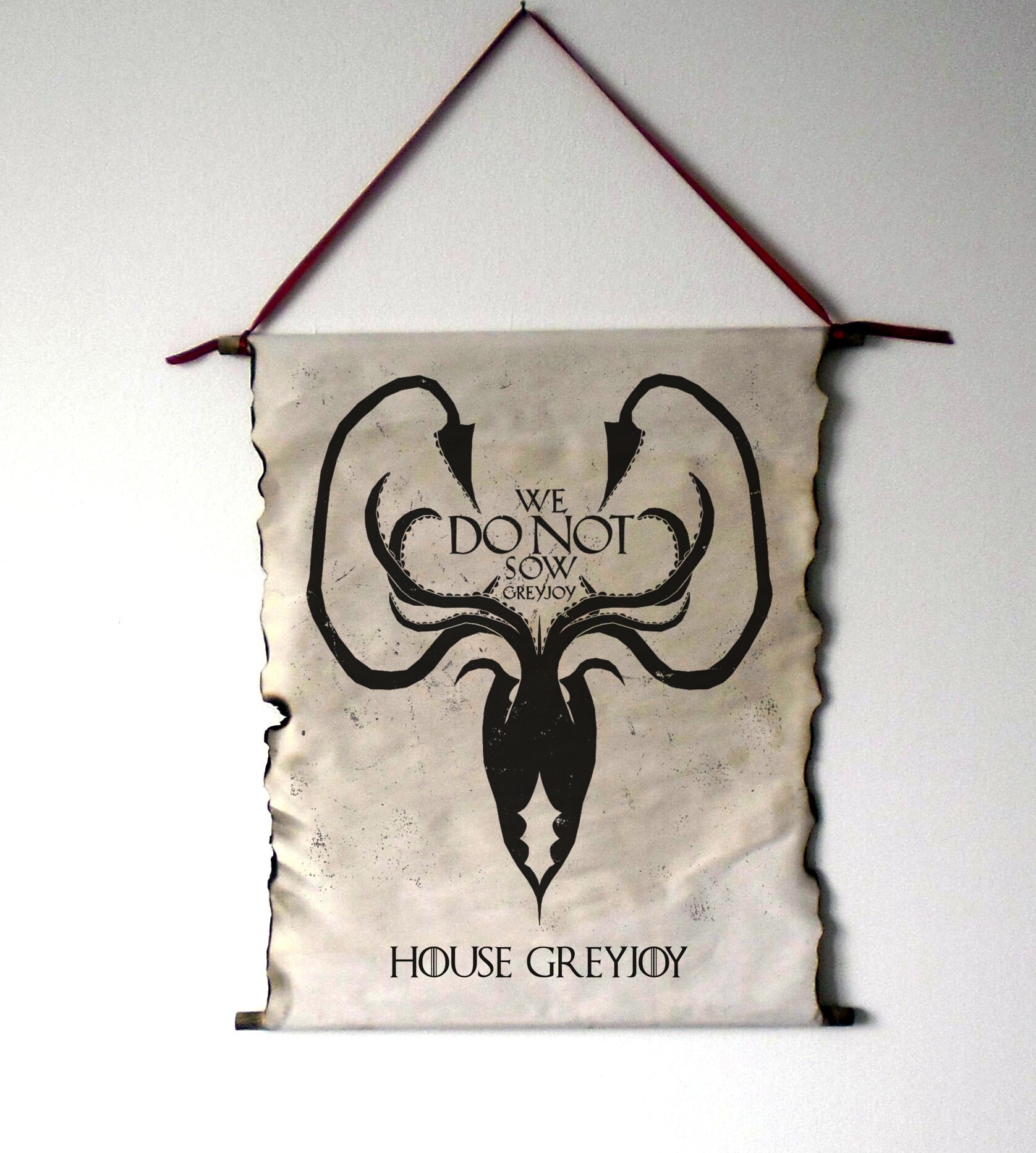 Game of Thrones House Sigils on Handmade Scroll Poster Got - Etsy Canada