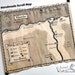 Map of Khandar on Handmade Scroll the Thousand Names Map the - Etsy